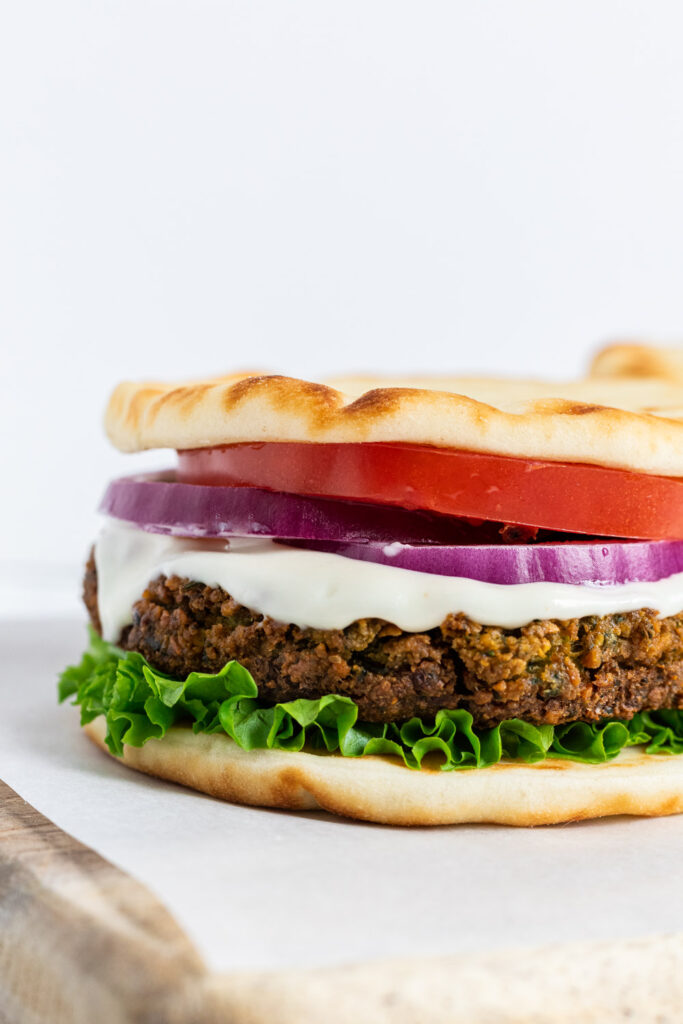 Falafel Burgers - Love & Good Stuff