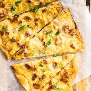 Flammkuchen (German Pizza) - Love & Good Stuff