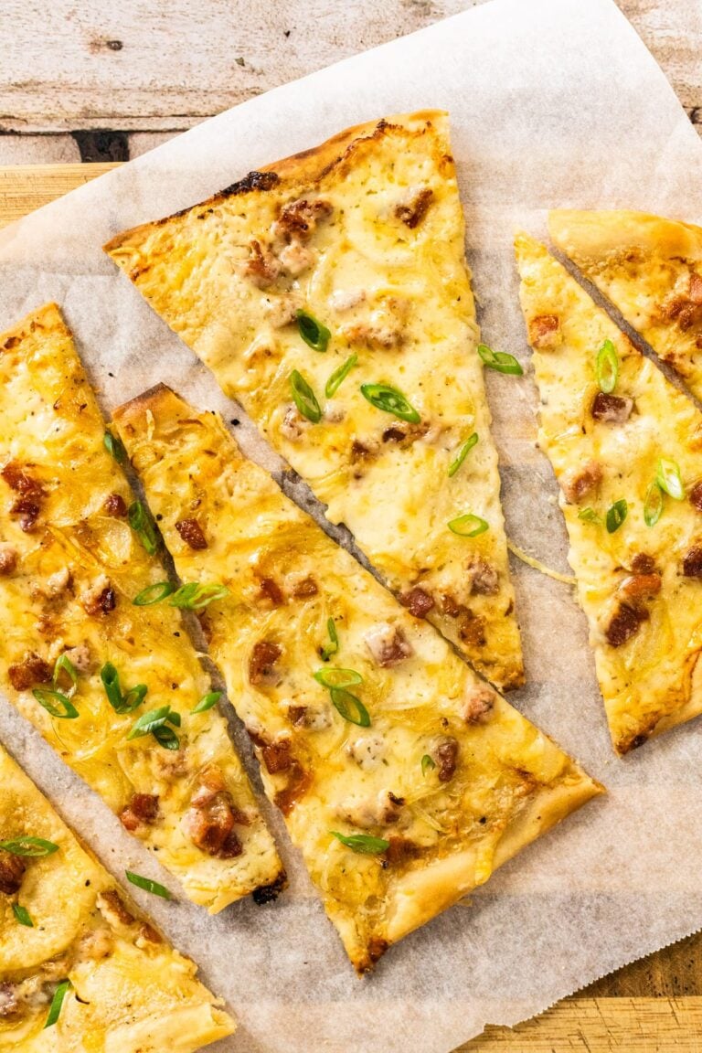 Flammkuchen (German Pizza) - Love & Good Stuff